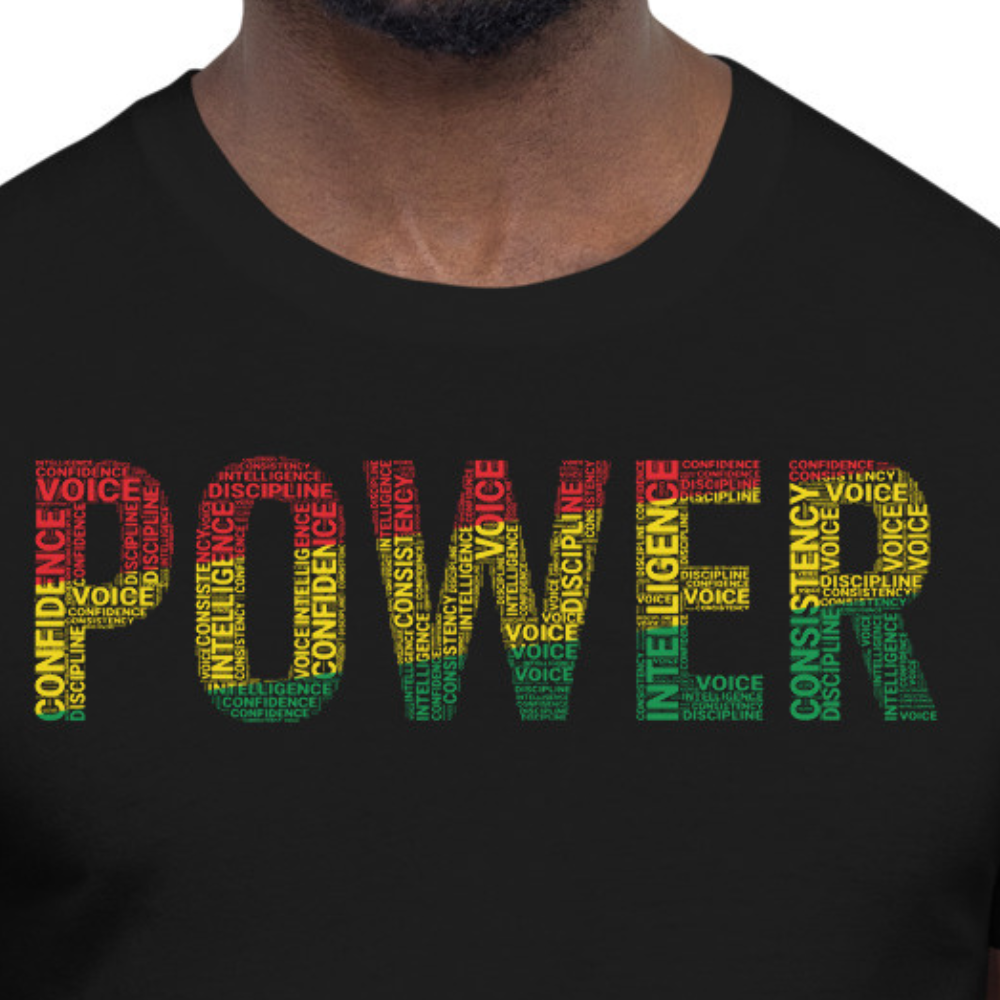 POWER Pan African Inspired Unisex T-Shirt – Lex Pyerse Clothing